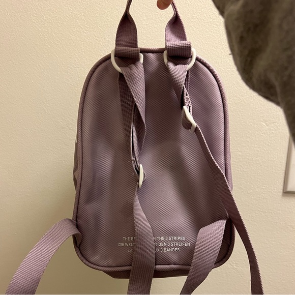 adidas | Bags | Adidas Purple Mini Backpack | Poshmark